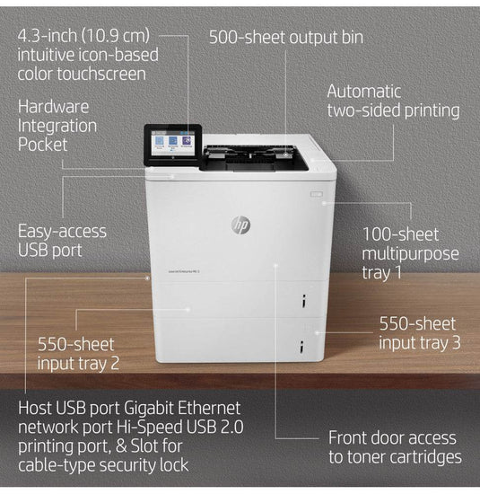 HP LaserJet Enterprise M612dn Imprimante Laser Monochrome (7PS86A ...