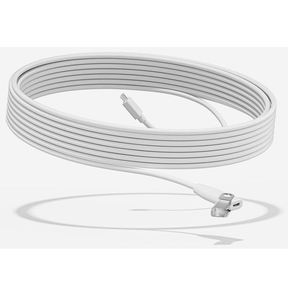 Logitech Rally Mic Pod Extension Cable 10 mètres Blanc (952-000047 ...